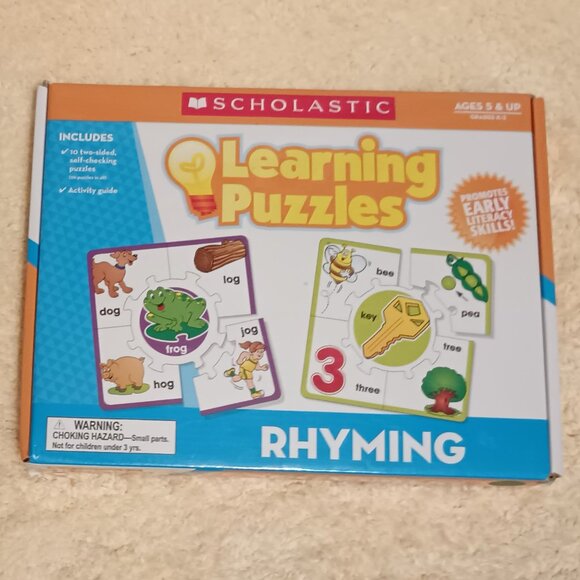Scholastic | Toys | Guc Scholastic Learning Puzzles Rhyming Recommended ...